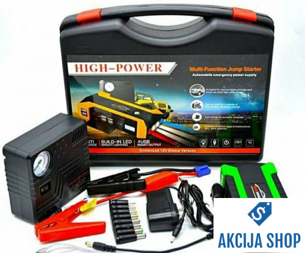Starter za auto + kompresor – High power baterija – Starter za auto + kompresor – High power baterija