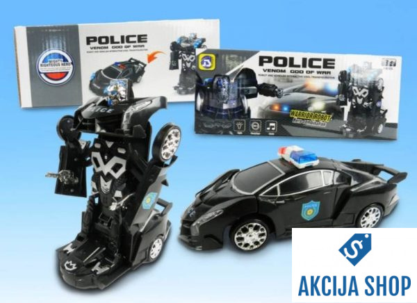 2u1 Robot – polivijski auto muzička igračka – 2u1 Robot – polivijski auto muzička igračka