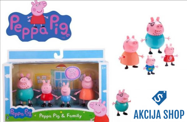 Pepa porodica set od 4 igračke – Pepa porodica set od 4 igračke