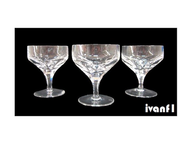 JOSEPHINENHÜTTE - Kristalne čaše za šampanjac i koktele