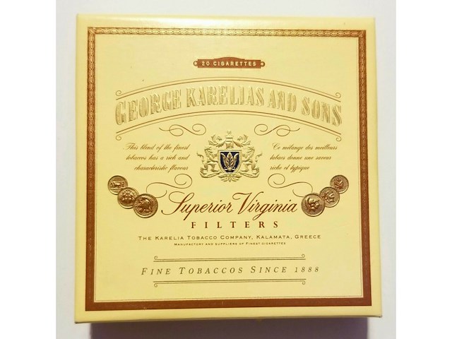 Kutija Od Cigara `GEORGE KARELIAS AND SONS`