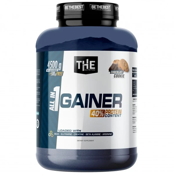 All in one gainer 4.5kg+500g GRATIS – THE Nutrition
