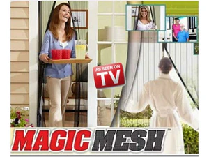 Magnetna zavesa za vrata-MAGIC MESH zavesa