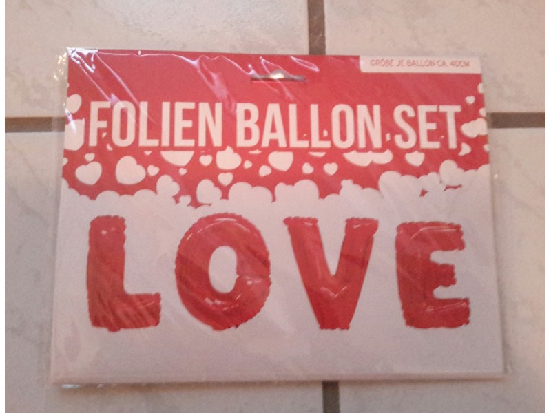 LOVE baloni NOVO snizeno