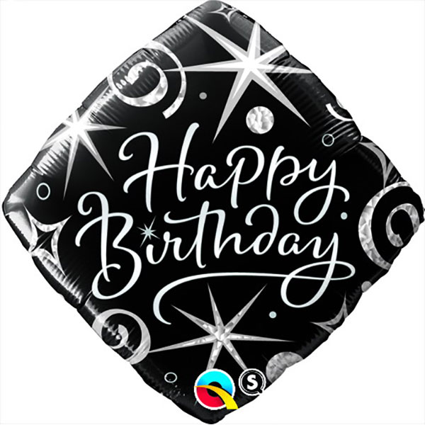 29988
18″ Foil Happy Birthday Elegant Sparkles & Swirls