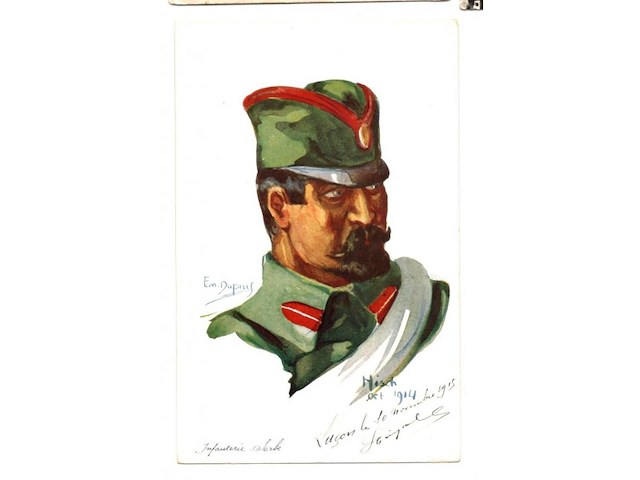 NIŠ - 1914 - Srpski vojnik