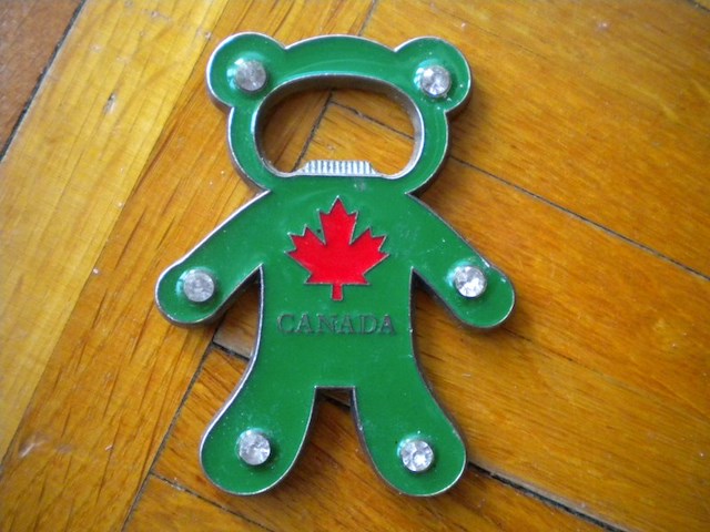 KANADA CANADA, magnet za frizider i otvarac za flase
