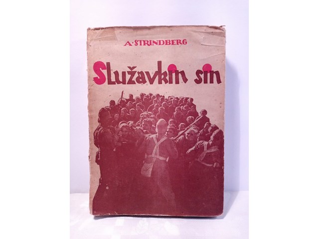 August Strindberg SLUŽAVKIN SIN (1939) omot P. Bihaly