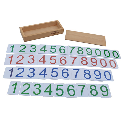Plastične karte sa brojevima velike 1-9000 sa kutijom