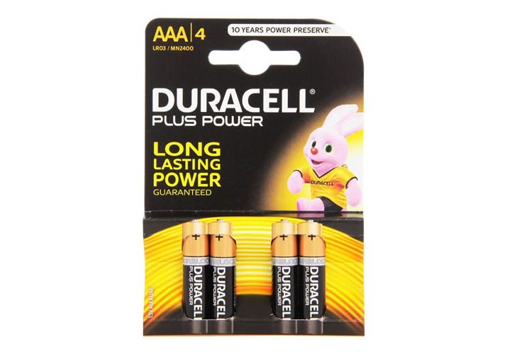 Baterije 1.5V alkalne AAA Duracell pakovanje 4kom