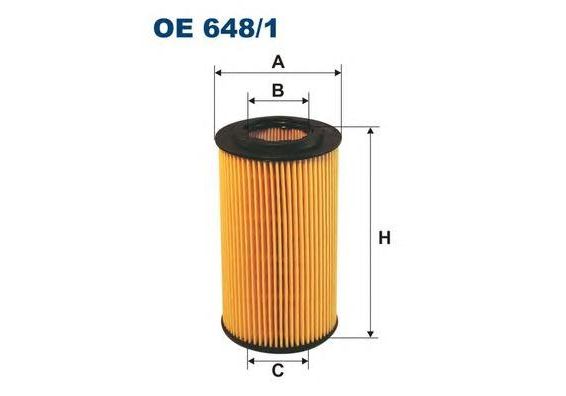 Filter ulja FILTRON OE648/1 Opel