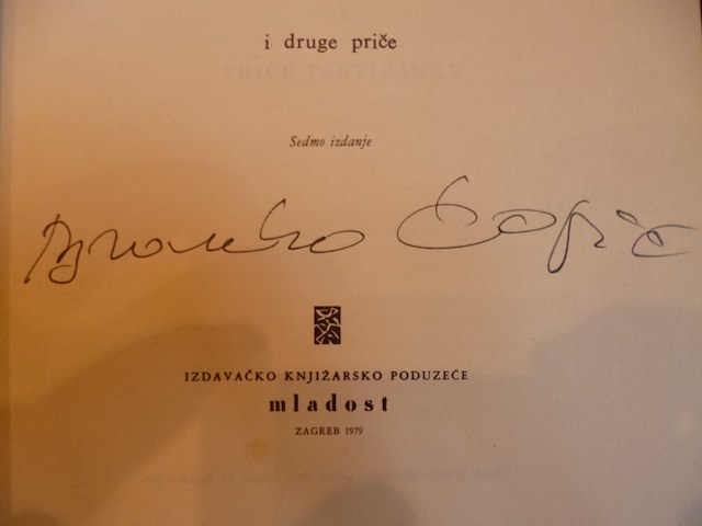Autogram Branko Copic