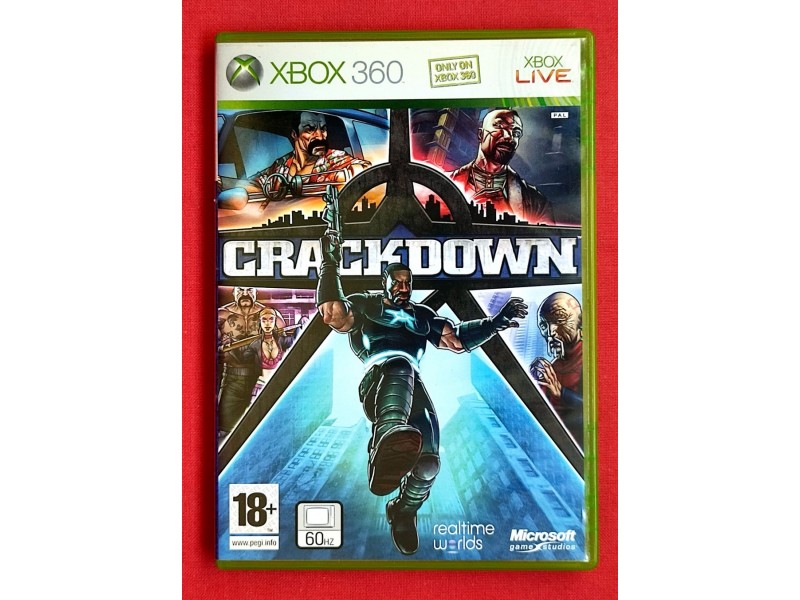 Crackdown + Mapa / XBox 360 (Xbox ONE compatible)
