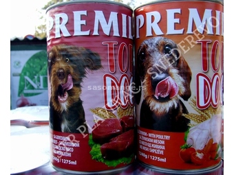 Premil-Top Dog-Komadici mesa u saftu 1.24kg - 170 dinara-AKCIJA