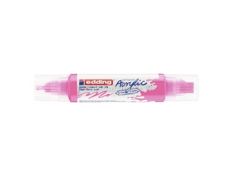 Akrilni marker E-5400 double-liner sa dva vrha Edding neon roze