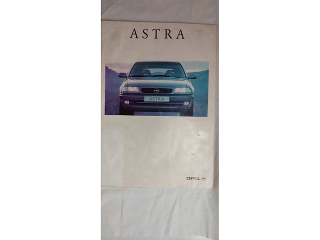prospekt  Astra I 44 str.engl. 29,7 cm. sa teh.podaci