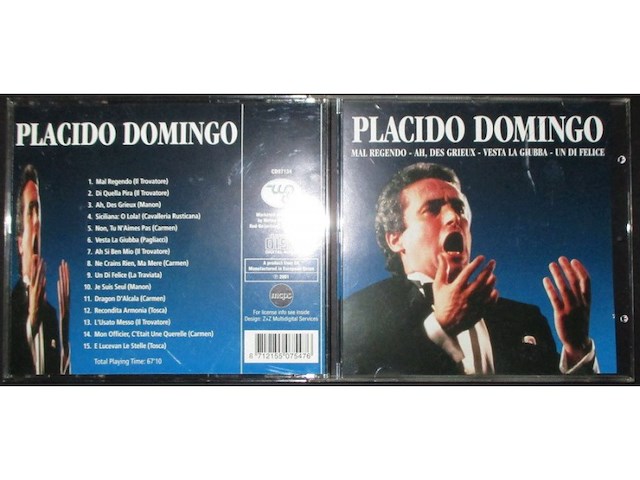Placido Domingo Original CD Made in Netherlands (2001)