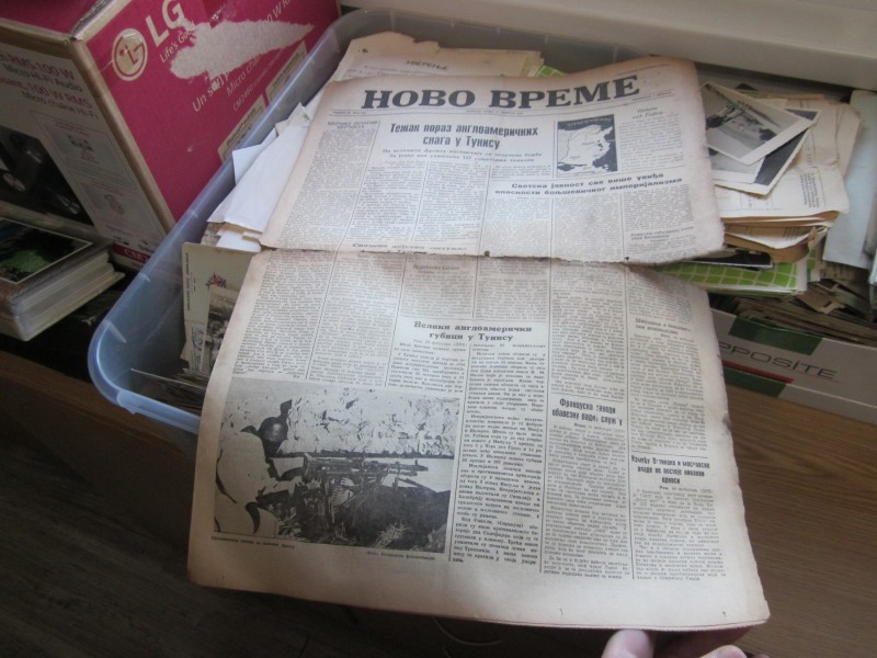 Novo vreme Beograd 1943 nedic propaganda casopis