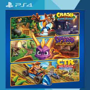 Crash Team Racing + Trilogy + Spyro PS4