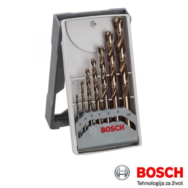 BOSCH®7-delni Mini X-Line set burgija za metal HSS-Co, 135°