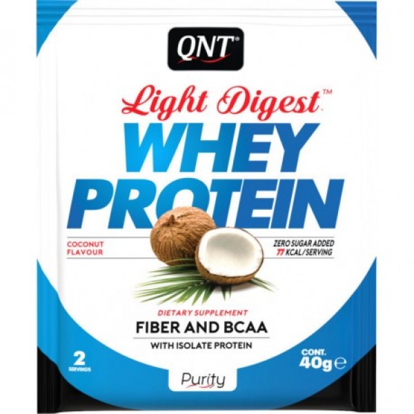 QNT Light Digest Whey, Kokos, 40 g