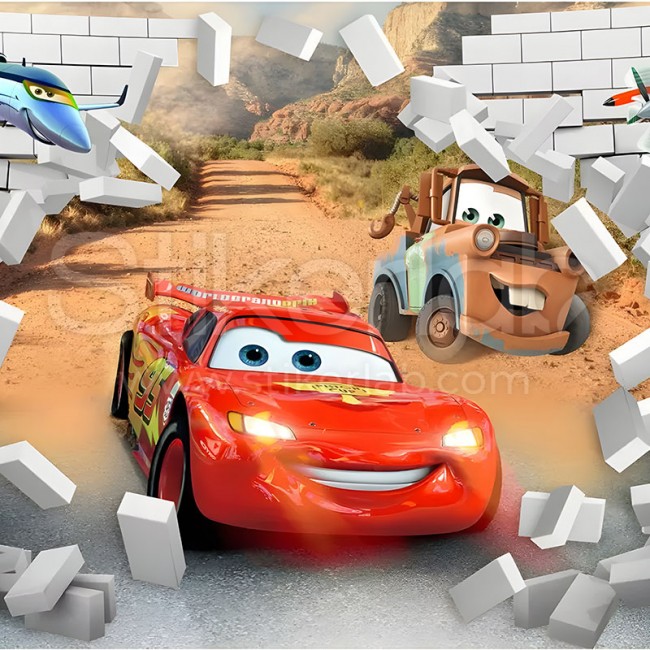 Foto tapete 3D Cars 3