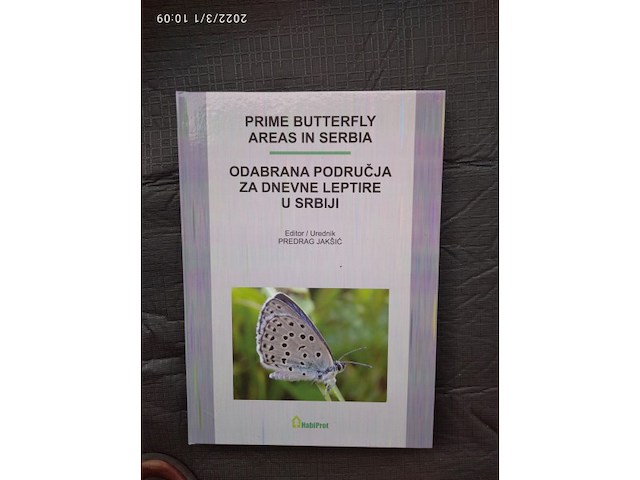 Odabrana podrucja za dnevne leptire u Srbiji-P.Jaksic
