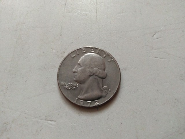 Quarter dolar,D,  USA, 1972.