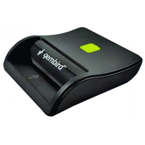 Gembird Smart card reader USB 2.0 čitač lične karte, saobraćajne, platnih kartica, sertifikata | CRDR-CT400
