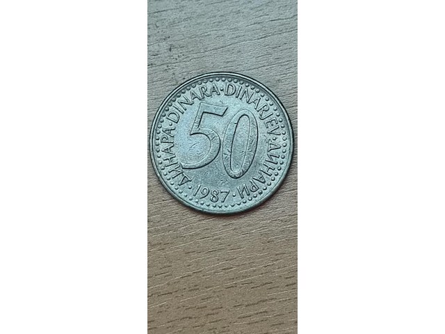 50 dinara 1987