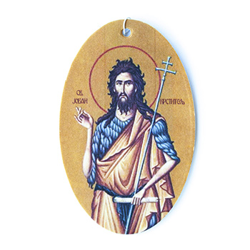 Mirisna ikona za kola - Sveti Jovan Krstitelj