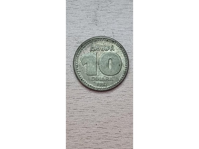 10 dinara 1992