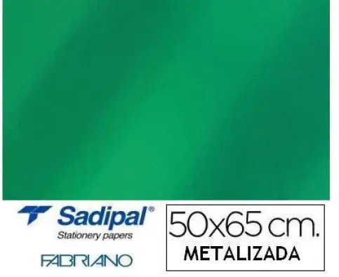 Fabriano Sadipal Aluminium Cardboard 225g 50×65 S0020258 green