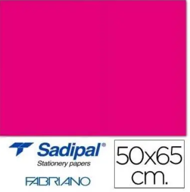 Fabriano Sadipal Fluorescent Cardboard 250g 50×65 S0015410 pink