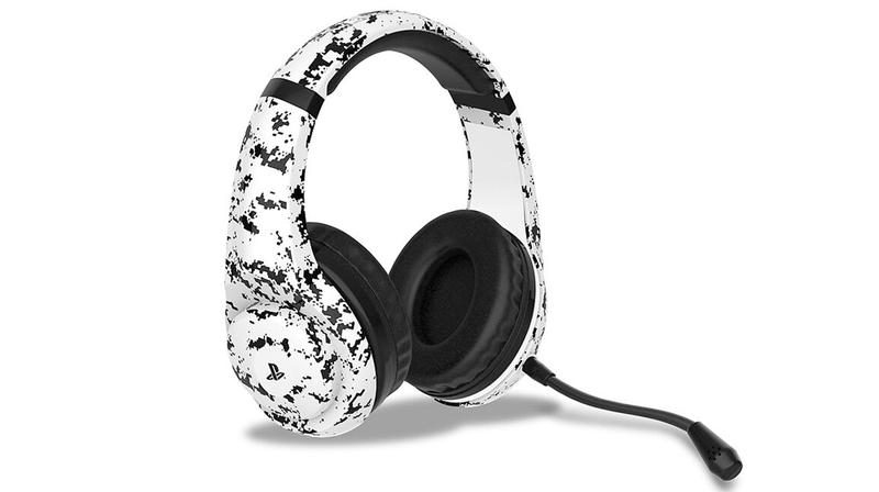 4Gamers PS4 Camo Edition Stereo Gaming Headset - Arctic
