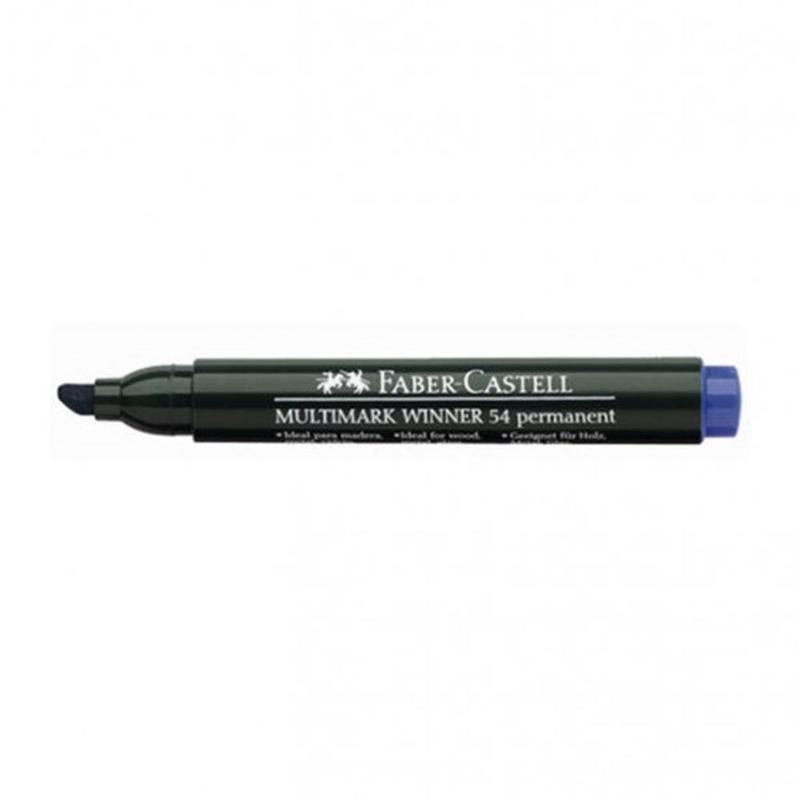 Permanent Marker Faber Castell plavi kosi vrh 54 08231 (157951)