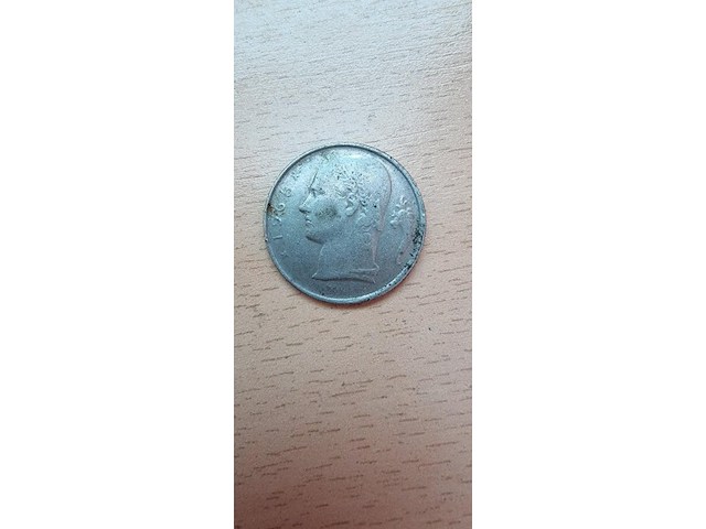 Belgium 5 francs, 1965
