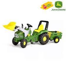 049523 Traktor X TRACK JD sa prikolicom farm i utovarivačem