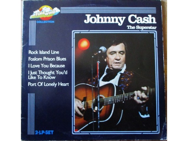 Johnny Cash-The Superstar 2LP Made in Netherlands