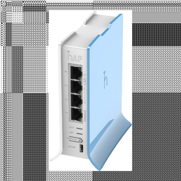 MikroTik RB941-2nD-TC hAP lite WiFi 2.4GHz ruter 300Mb/s 802.11n MIMO sa 4x10/100Mb/s LAN/WAN, VPN r