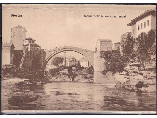 Kraljevina YU Mostar razglednica izdavač Leon Finci