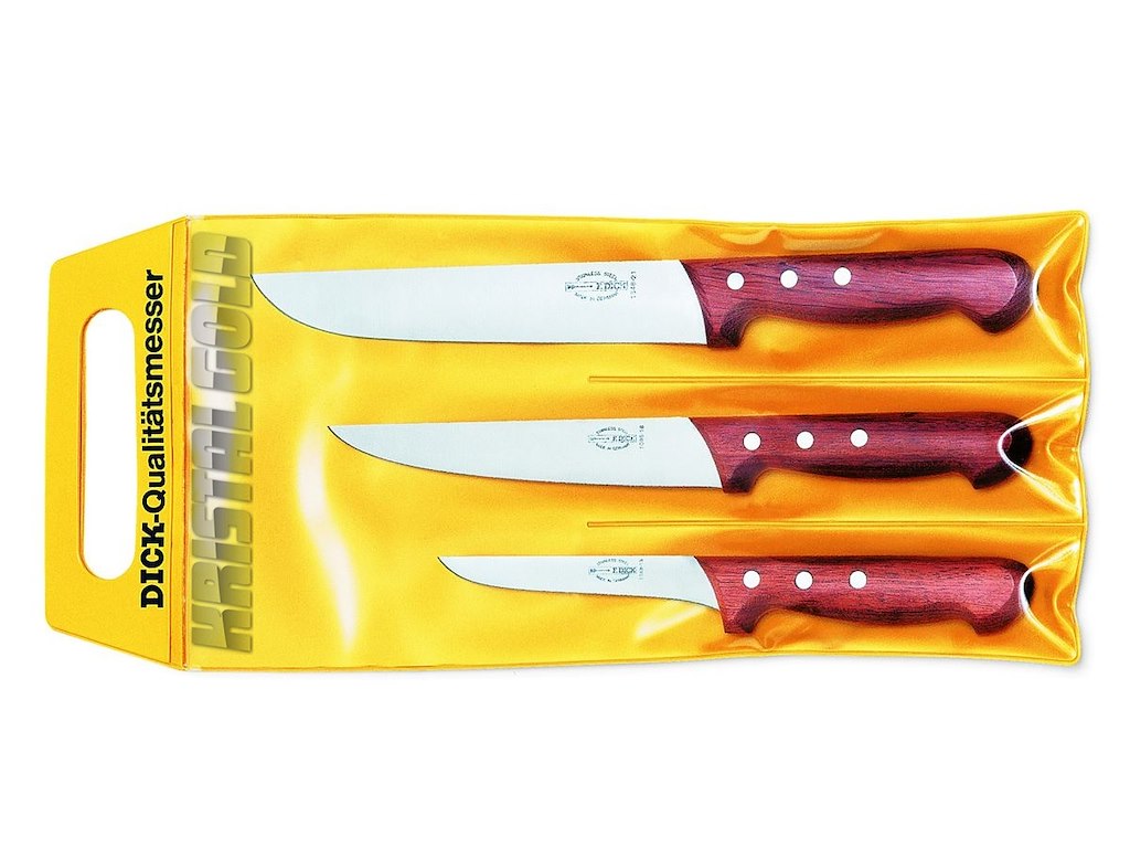 Set od 3 noža Dick - drvena drška