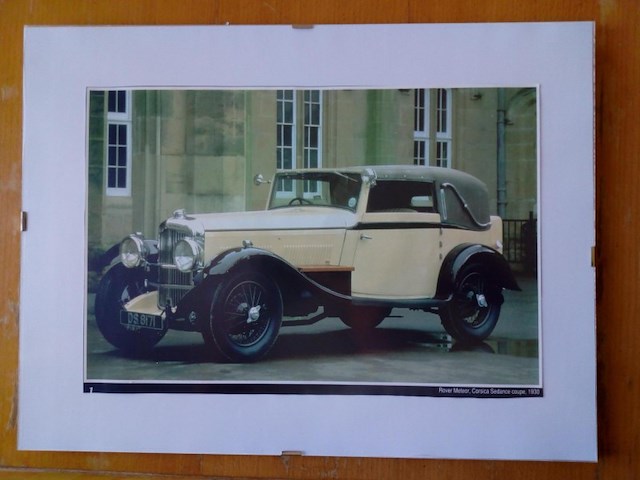 Foto u ramu, Rover Meteor, Corsica Sedance coupe, 1930