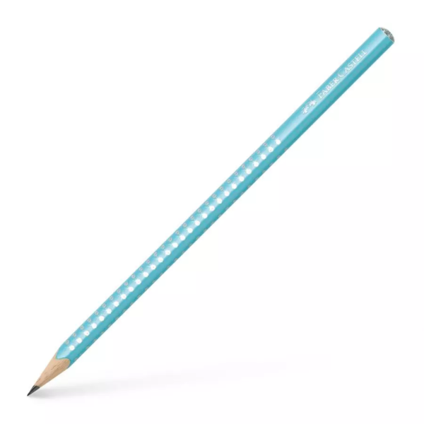FABER CASTELL Olovka Grip HB Sparkle 118205 turquoise