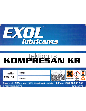 Exol Kompresan KR 220 10Lit. ulje za rotacione vazdušne kompresore