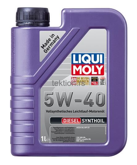 Liqui Moly Diesel Synthoil SAE 5W40 1Lit. sintetičko motorno ulje