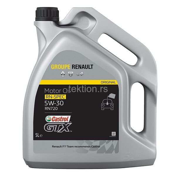 Castrol GTX Renault RN 720 5W30 5Lit