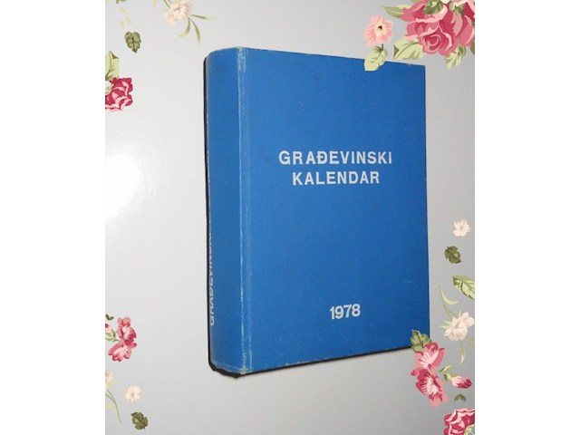 Građevinski kalendar 1978