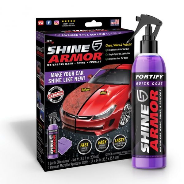 Shine Armor – Sprej za pranje, poliranje i sjaj auta
