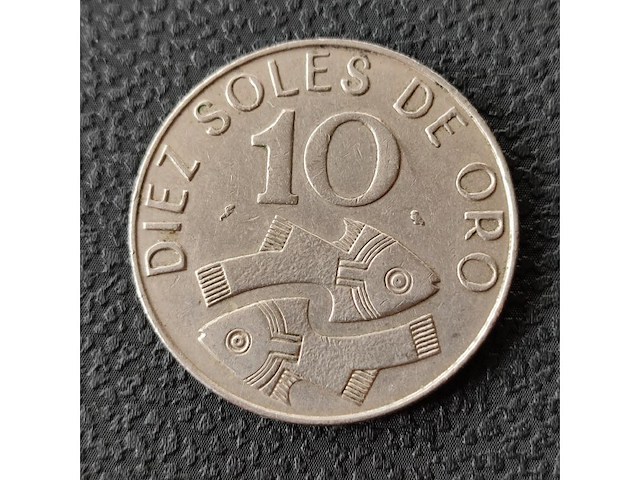 Peru 10 SOLES DE ORO 1969